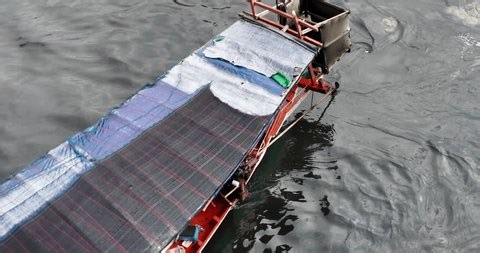 clip-3984738153-top-down-view-traditional-cambodian-boat-tarp