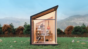 Zen Work Pod, A Backyard Home Office That Provides a Private Space While Working From Home
