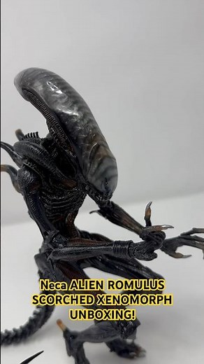 Neca ALIEN ROMULUS SCORCHED XENOMORPH UNBOXING! Check out my video! #neca #alienromulus #alienqueen