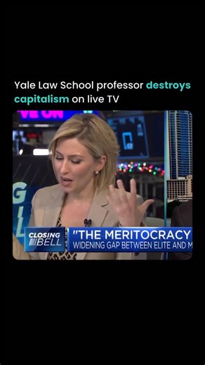 Profitagnosis - Business & Finance on Instagram: "Yale Law School professor Daniel Markovits breaks down one of today’s most urgent problems on “Closing Bell”: the growing divide between the elite and the middle class. In his book, The Meritocracy Trap, he explains that this issue is about far more than statistics. It affects real families, real opportunities and the basic question of whether the American Dream is still reachable. Markovits offers an academic perspective on how modern systems of