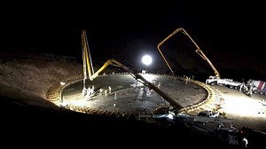 While we had anticipated closing the Glassford Hill Trail all day today, construction of the base of the new water tank was completed this morning and the trail is now open. Enjoy the trail and this timelapse video of the overnight construction. | Prescott Valley, AZ Town Government