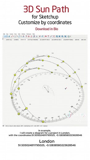 3D Sun Path for SketchUp: Customize Your Design