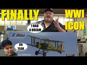 E-Flite S.E.5a 900mm BNF Basic with AS3X+ and SAFE Select UNBOXING