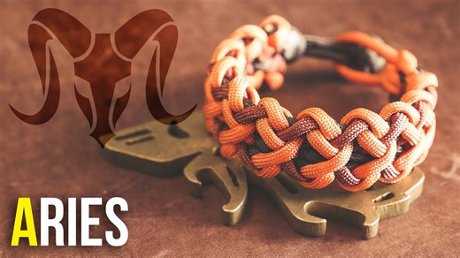 Aries paracord bracelet tutorial: No buckles needed