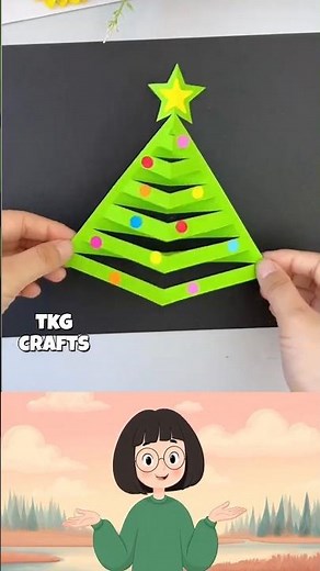 diy paper christmas tree How to Make a Paper Christmas Tree | Easy DIY Christmas Craft #diy#craft