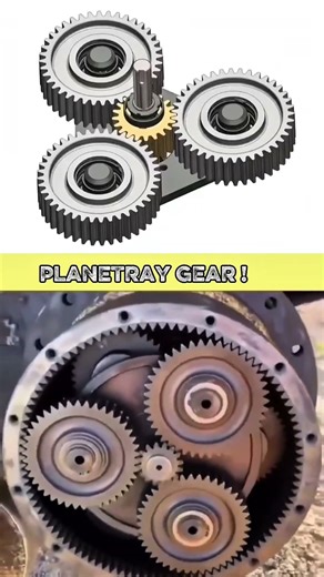 How Planetary Gears Work: Engineering Genius! ⚙️ #short