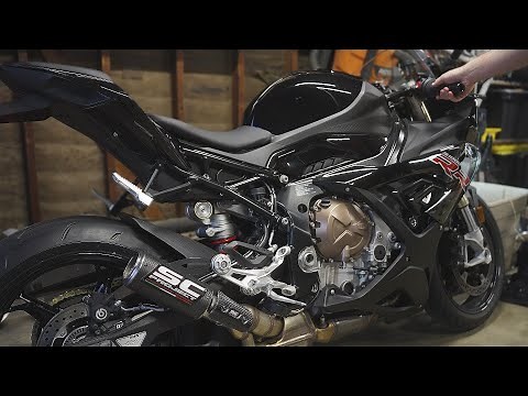 BMW S1000RR Exhaust Install - SC Project CR-T