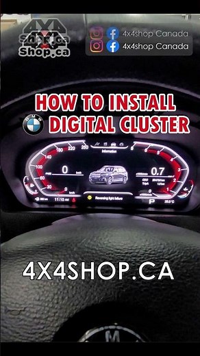 How to Install INAV Digital Cluster on BMW X5 E70 4x4shop #4x4shop #bmwx5 #bmw #digitalcluster #e70