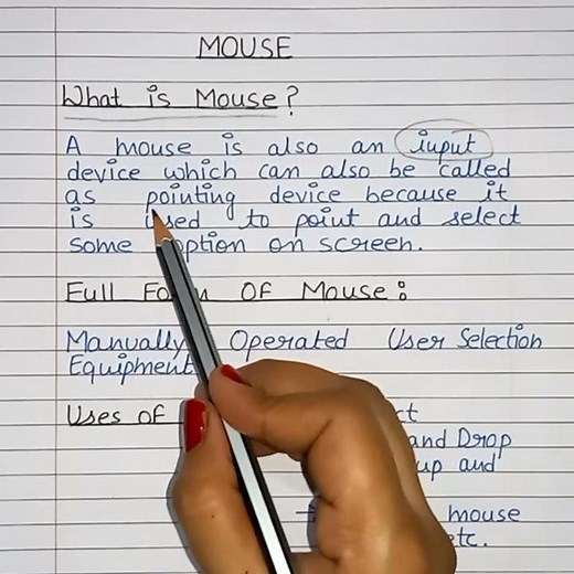 What is Mouse in Computer | Input Device Mouse | #shorts #computermouse #youtubeshorts