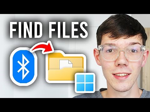 How To Find Received Bluetooth Files In Laptop or PC Windows - Step By Step
