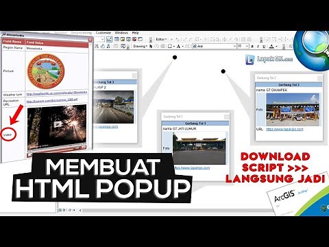 Cara Membuat HTML Popup pada ArcGIS