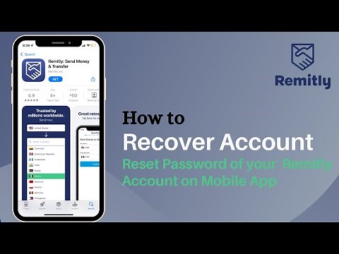 How to Recover Remitly Account | Reset Password - Remitly App