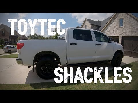 Toytec Shackle Install On A Second Generation Tundra