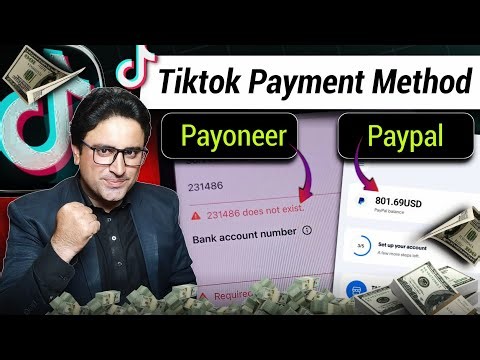 Tiktok Payment Method 💰 | Tiktok SORT CODE does not exist | How To Add Paypal in Tiktok