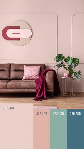 Add a nod to nostalgia in your space with these retro-wonderful paint hues. They work well individually but also as a complete color palette. Find them at Menards®. Color 1: Shelled 307-2DB Color 2: Blissful Morning 305-2DB Color 3: Hipster Green 232-4DB Color 4: Rain Shower Blue 236-6DB | Dutch Boy Paint