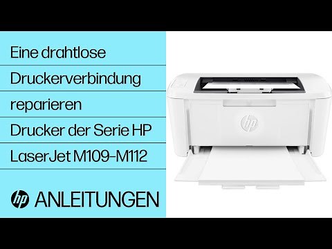 Eine drahtlose Druckerverbindung reparieren | HP LaserJet M109–M112 Drucker | HP Support