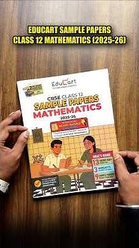 Educart Sample Papers Class 12 Maths 2026 | Score 95+ with This Book!