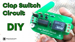 How To Make A Clap Switch Circuit Using CD4017 IC