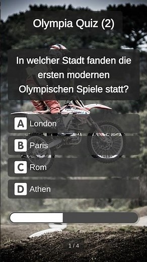 4 Fragen zu den Olympischen Spielen - Teil 2