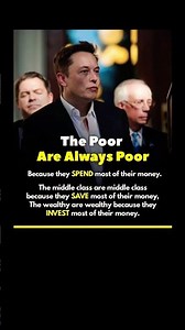 Poor spend. Middle class save. Wealthy invest. Build habits that create real freedom.
