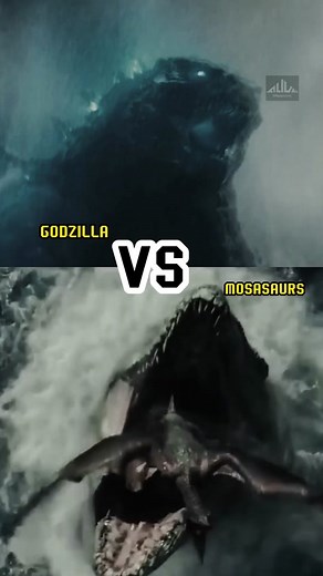 Godzilla vs Mosasaurs #fyp #foryou #trending #seamonster #alivediscovery #godzilla #mosasaurus