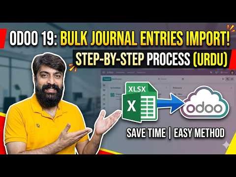 Stop Manual Journal Entry Forever! | Odoo 19 Bulk Import Secrets Revealed