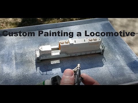 Stockyard Industrial Lead: Custom Painting an HO Scale GP9 Locomotive