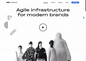 Vertical scroll storytelling - Binary Blocks - Awwwards