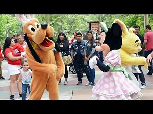 Final Bunny Hop Dance at Disneyland's Big Thunder Ranch with Minnie Mouse, Pluto, Roger Rabbit
