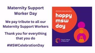 It's Maternity Support Workers Day! You are all invaluable members of our team and the back bone of our service. We thank you for all your hard work and support over the years. From healthcare support workers, nursery nurses, infant feeding support to maternity care assistants we couldn't do this without you all. You are all essential parts of our team helping to provide the highest standards of care to our patients. We are very lucky to have you all. #ThankYou #MSWCelebrationDay | NHS Highland