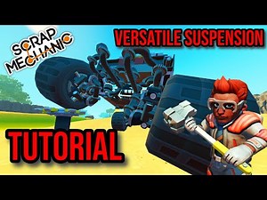 How To Build The Best Stable Suspension Setup In Scrap Mechanic! | Scrap Mechanic Tutorial