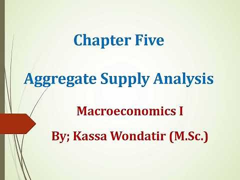 Macroeconomics I Chapter 5 - Lesson 1