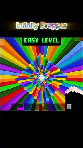 “Minecraft INFINITY DROPPER! 😱 Easy vs Medium vs Hard Challenge!” #shorts