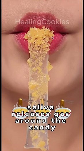 Why does popping candy explode in your mouth? #shorts