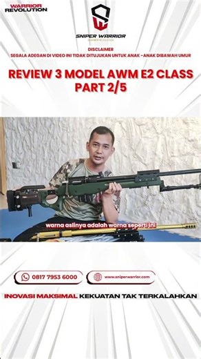 AWM E2-CLASS ARMY GREEN! DROOL-MILITARY LOOK!