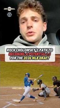 How did Roch Cholowsky become one of the best players in college baseball?! #mlb #baseball