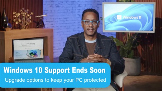 If you’re still using Windows 10, an important deadline is approaching. On Oct. 14, 2025, support for Windows 10 officially ends, which means no more security updates or feature improvements. Without upgrading, your PC could be exposed to new viruses, malware, and phishing scams. Digital lifestyle expert Mario Armstrong partnered with Microsoft to share what you need to know. You may be able to upgrade your existing device to Windows 11 at no cost, or you can choose a new Windows 11 PC with stro