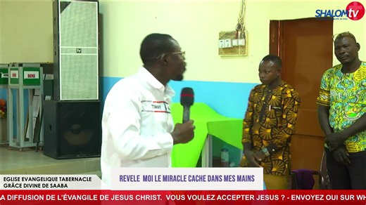 Révèle moi le miracle caché dans mes mains Orateur Rev pasteur Marc Ouedraogo