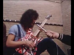 (1979) Eddie van halen tapping on an interview (Ultra Rare Footage)