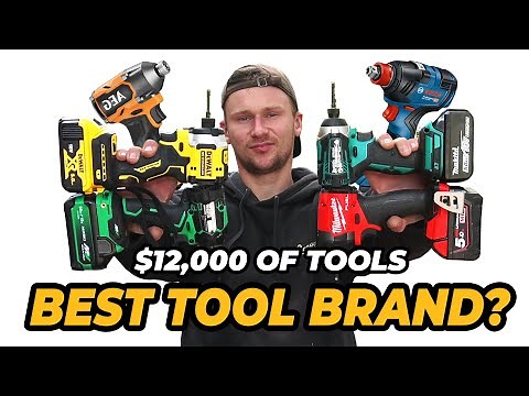 I Bought $12,000 Worth of Tools, to Find the Best Tool Brand