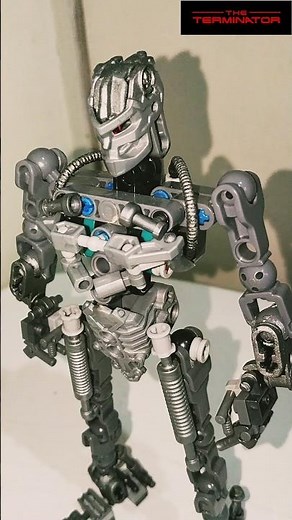 Lego The Terminator T-800 Endoskeleton AI MOC #lego #terminator #arnoldschwarzenegger