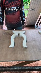123K views · 1K reactions | Fitting legs of flower vase stand #flowervaselegsdesign #furnituremaker | Manny Gildo | Facebook