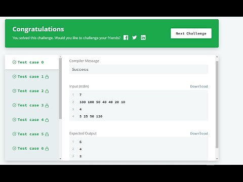 Climbing the Leaderboard | Hackerrank