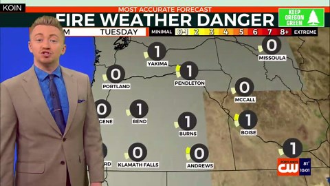 Wildfire off I-84 in Hood River County prompts Level 2 'Be Set' evacuations
