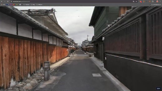 Spark 2.0 ストリーミングLOD実装できた！ こりゃ凄いな。 超大容量3DGSがブラウザでさくさく動く。 これは4000万Splatのデータ。 .rad化する前の.plyは10GB。 無償でいいのかいこれ。 大阪の重伝建。富田林寺内町の3DGS。 #3DGS | Ryo Fujiwara
