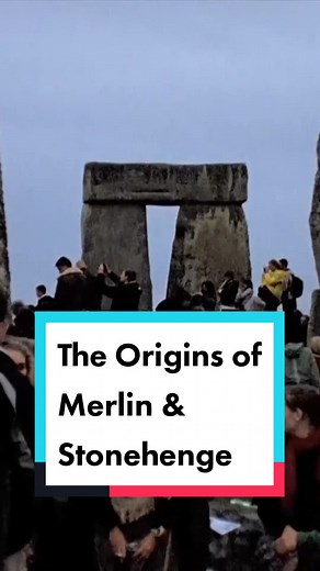 how did the story of Merlin, the magical wizard, first begin and why is it linked to Stonehenge? 🤔 #history #learnontiktok #didyouknow #merlin