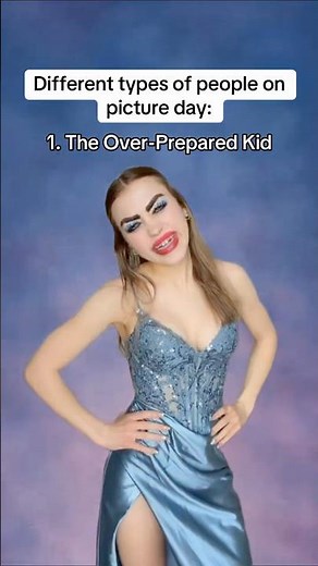 Different Types Of People On Picture Day #funnyvideo #pov #skit