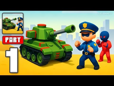 Police Officer - Gameplay Walkthrough Part 1 - Serve And Protect The City (iOS, Android)