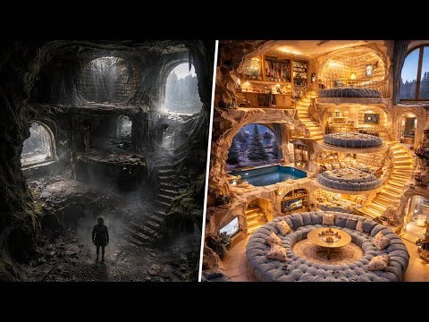 From Abandoned Concrete to Warm Wooden Home — A Stunning Two Story Transformation