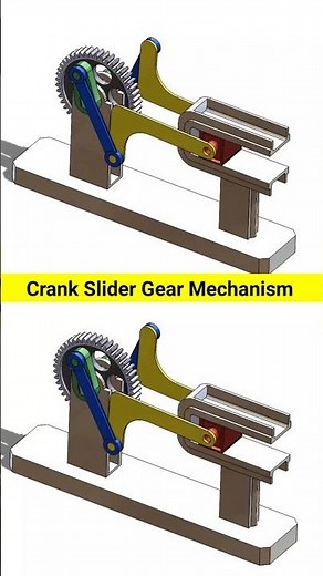 We Built a Crank Slider Engine Using Only Solidworks